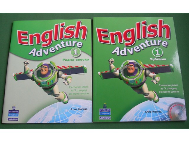 English Adventure, 3. razred,udžbenik, CD, radna sveska