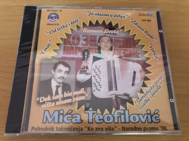 Mića Teofilović, Pobednik Takmičenja `Ko Zna Više,, `98
