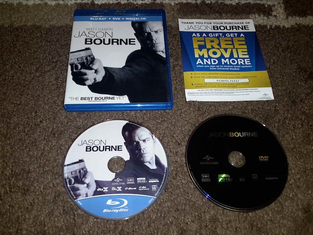 Jason Bourne , Blu-ray + DVD , ORIGINAL