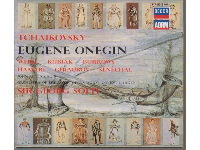 cd / Tchaikovsky - EUGENE ONEGIN + 2 CD - perfekttttttt