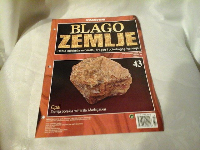 Blago zemlje 43 deagostini Opal