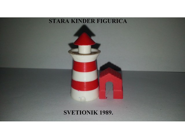 Retro Kinder figurica - svetionik 1989.