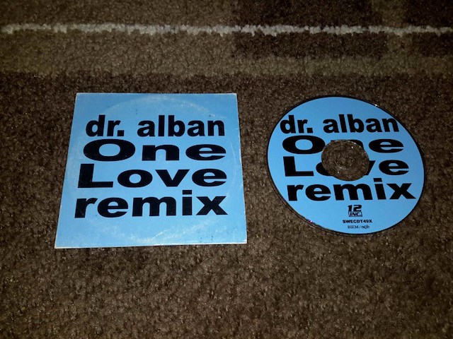 Dr.Alban - One love(Remix) CDS , ORIGINAL