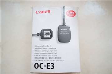 Canon OC-E3 Off Camera Shoe Cord - Novo