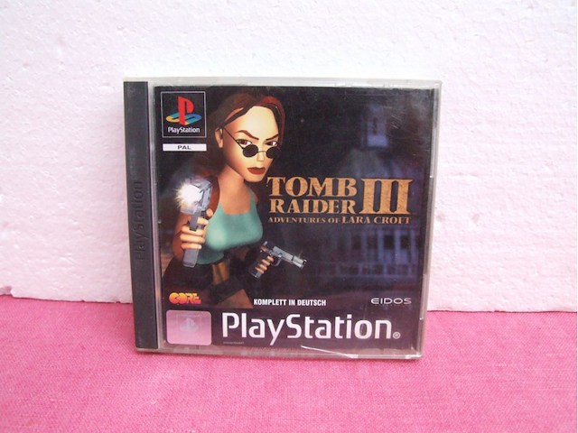 Tomb Raider III Adventures of Lara Croft PS1