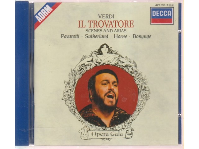 cd / VERDI - IL TROVATORE + Pavarotti Sutherland Horne