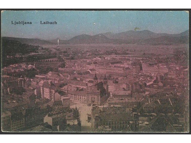 slovenija ljubljana panorama 1919