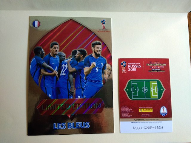 Adrenalyn XXL Russia 2018 Limited Edition - LES BLEUS