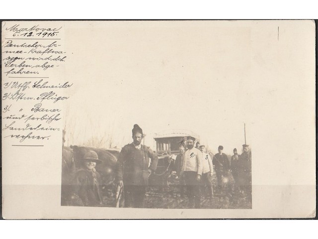 Markovac - Velika Plana  I Rat  1915