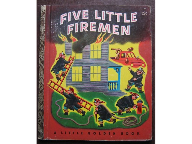 A Little Golden Book: Five little Firermen, 1949.god