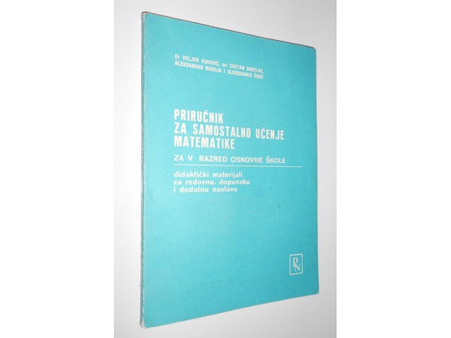 Priručnik za samostalno učenje matematike za 5. razred