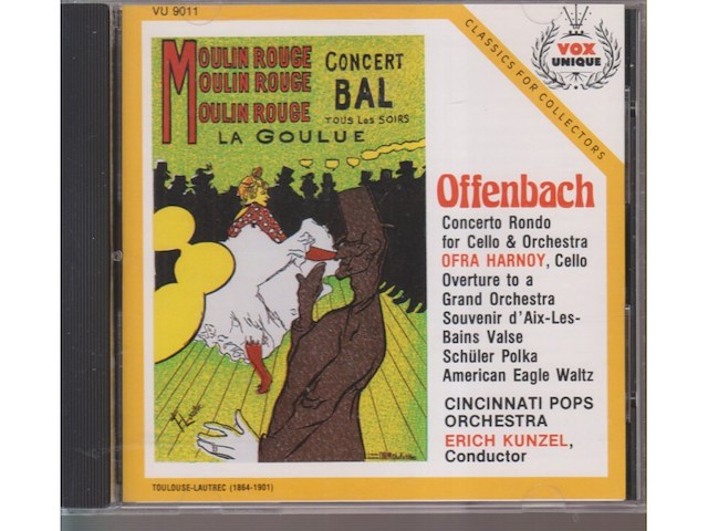 cd / OFFENBACH - Concerto Rondo for Cello OFRA HARNOY