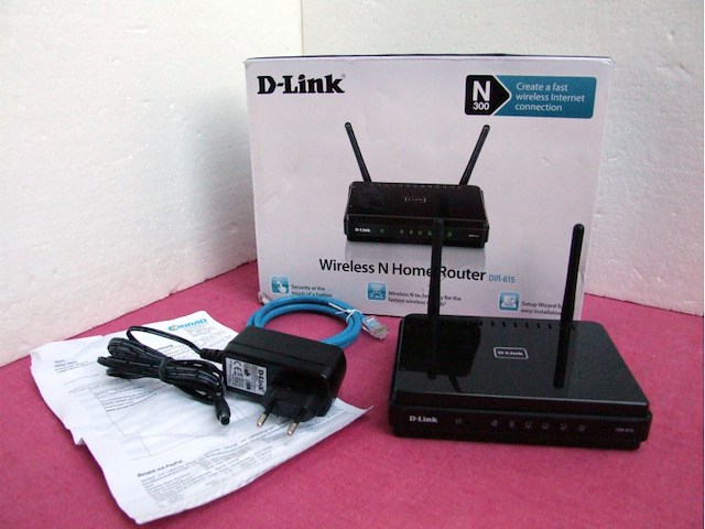 D-Link DIR-615 WiFi N300 Ruter FULL + GARANCIJA!