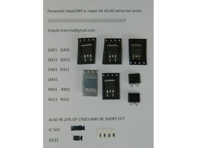 Set za reparaciju SN modula TNPA5349... 13 ELEMENATA