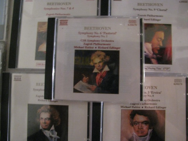 BEETHOVEN - SYMPHONIES 1-9  (5 cd)