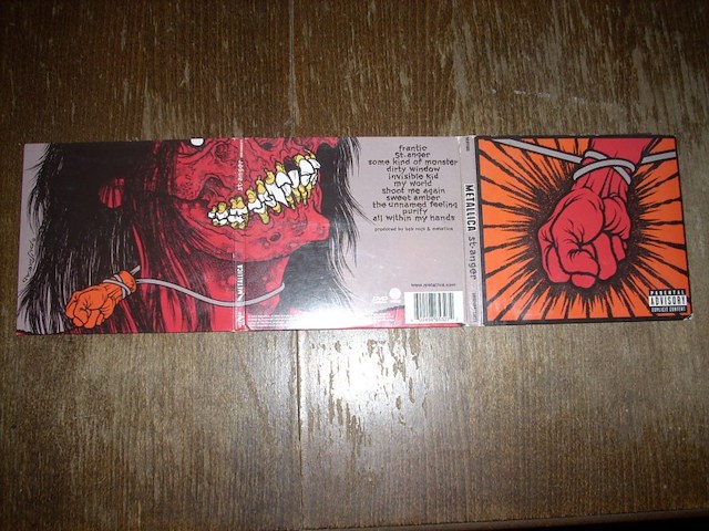 Metallica – St. Anger CD + DVD Digipak Vertigo EU 2003.