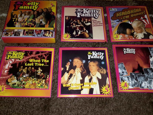 The Kelly Family -The first singles 5CDSa , ORIGINAL