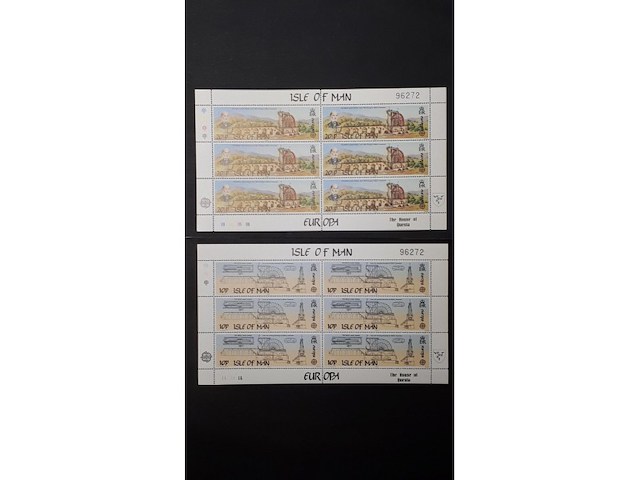 Europa CEPT - Isle of Man 1983. 2xtab - komp. ** E383