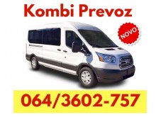 Kombi prevoz nova pazova - 064 360 27 57