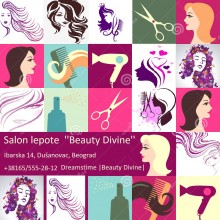 Potreban frizer i pomocni radnik. salon lepote beauty divine