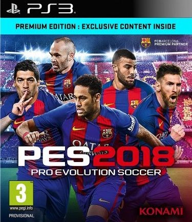 PS3 Pro Evolution Soccer 2018 - PES 2018 Premium Edition
