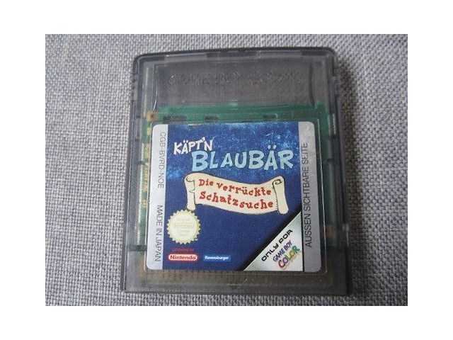 GameBoy Color kertridž - Kapt`n Blaubar