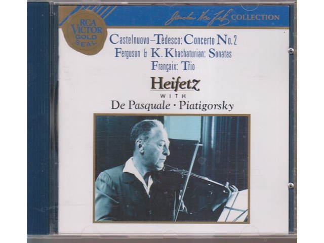 cd / HEIFETZ -Tedesco+Ferguson+Francaix+ Khachatarurian