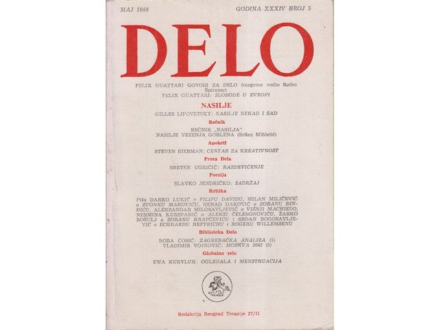 Delo 5/1988 - NASILJE