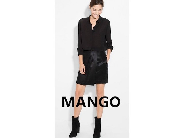 MANGO BLACK, saten, novo 38