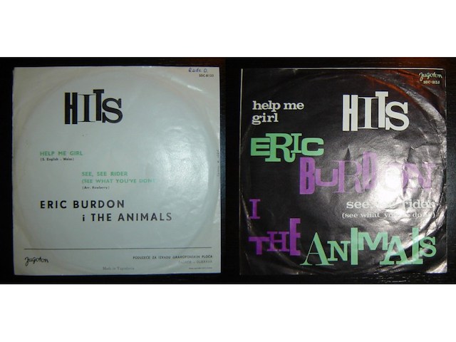 ERIC BURDON i THE ANIMALS - Help Me Girl (singl)licenca