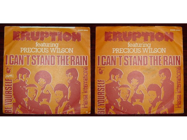 ERUPTION - I Can`t Stand The Rain (singl) licenca