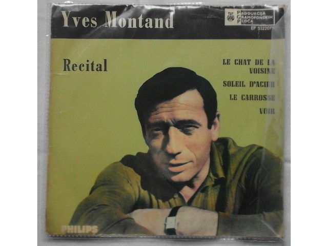 YVES  MONTAND  -  RECITAL