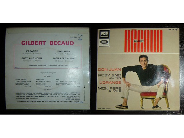 GILBERT BECAUD - Don Juan (EP) Made in France