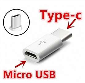 USB-C tip-C na Micro USB adapter za punjenje