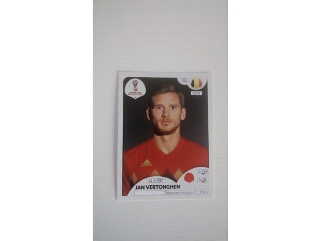 Panini FIFA 2018 Russia sličica broj 505