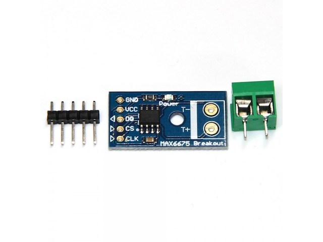 Arduino MAX6675 K Type SPI temperature sensor