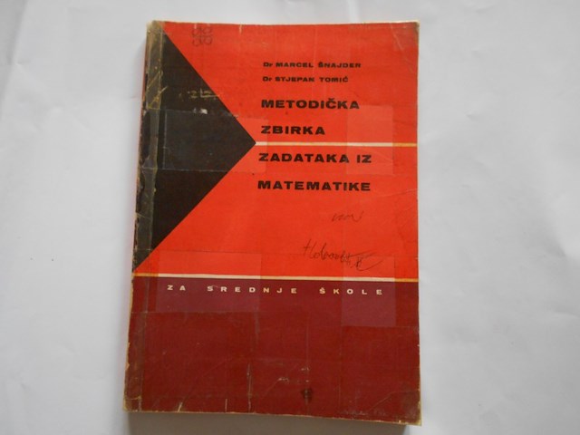 Metodička zbirka zadataka iz matematike za sš,1970.