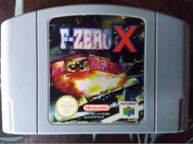 nintendo 64 igrica f zero x ispr sa slike