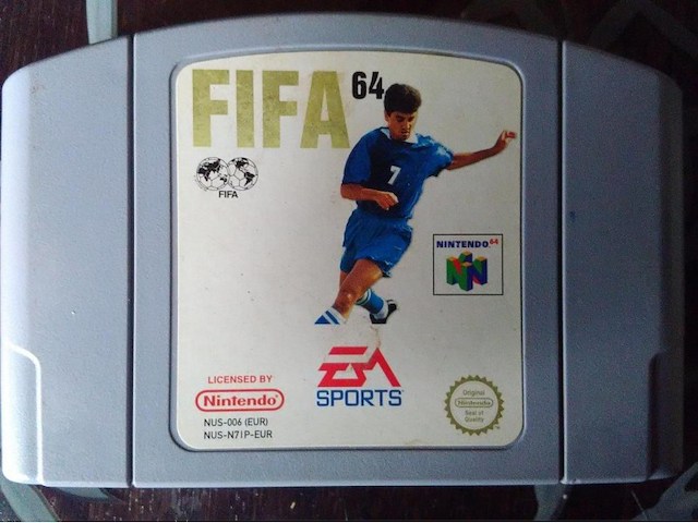 nintendo 64 igrica fifa 64 ispravna sa slika