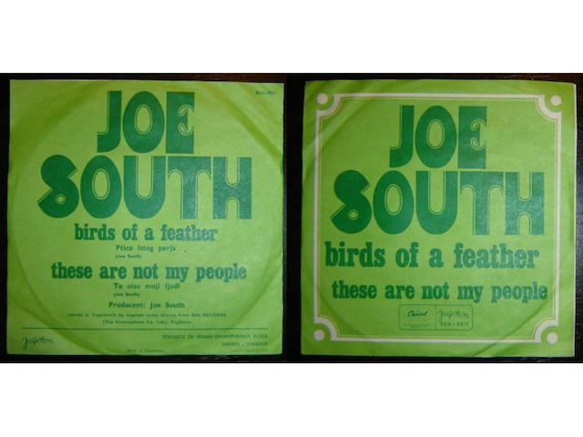 JOE SOUTH - Birds Of A Feather (singl) licenca