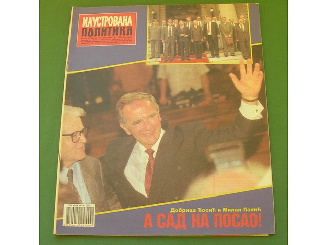 Ilustrovana Politika br. 1759, 1992. - Milan Panić