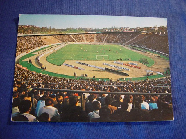 razglednica Crvena Zvezda, stadion Marakana BG 1976