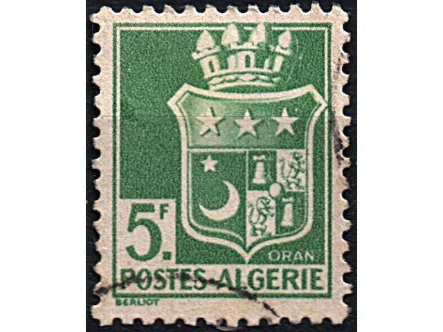 kt208i 1942-5 Algerie Mi193 I A(-o-)1/9