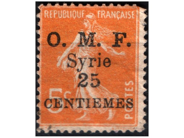 kt203g, 1922-3 Syrie Mi182(**)1/5