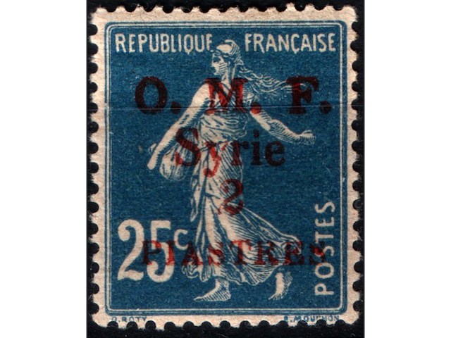 kt203m, 1920 Syrie Mi122 * 1/12