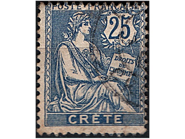 kt203v 1902-3 Crete(francPost) Mi9(**)1/15