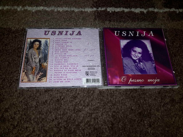 Usnija - O pesmo moja , ORIGINAL (CDr)