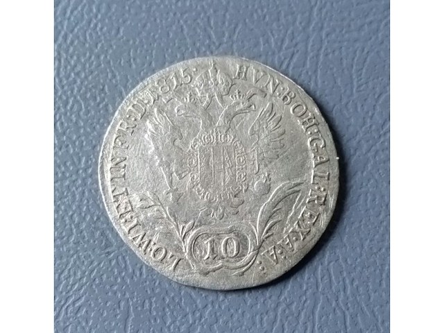 10 KREUZER 1815 B srebro