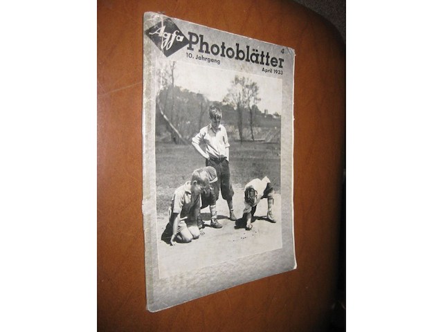 Agfa Photoblatter Nr. 4 (1933.)