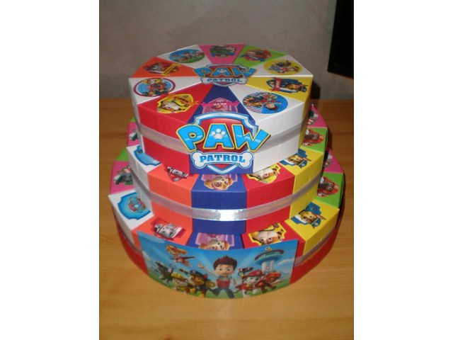 Torta od kartona na III sprata-Paw patrol